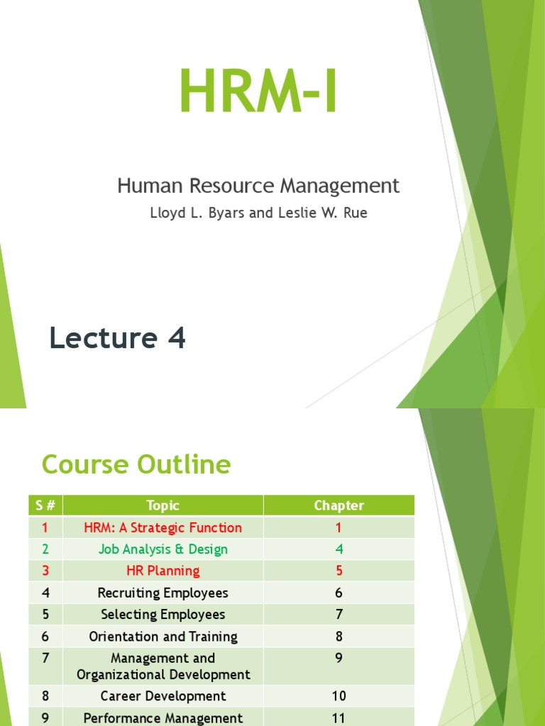 Job Analysis and Design in HRM | PDF | Employment | Human Resource ...