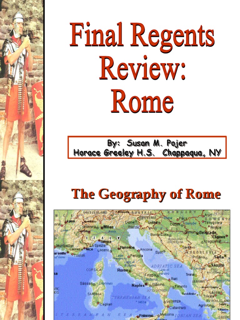 Geography and History of Ancient Rome | PDF | Travel | History