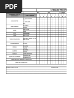Check List Linea de Vida | PDF