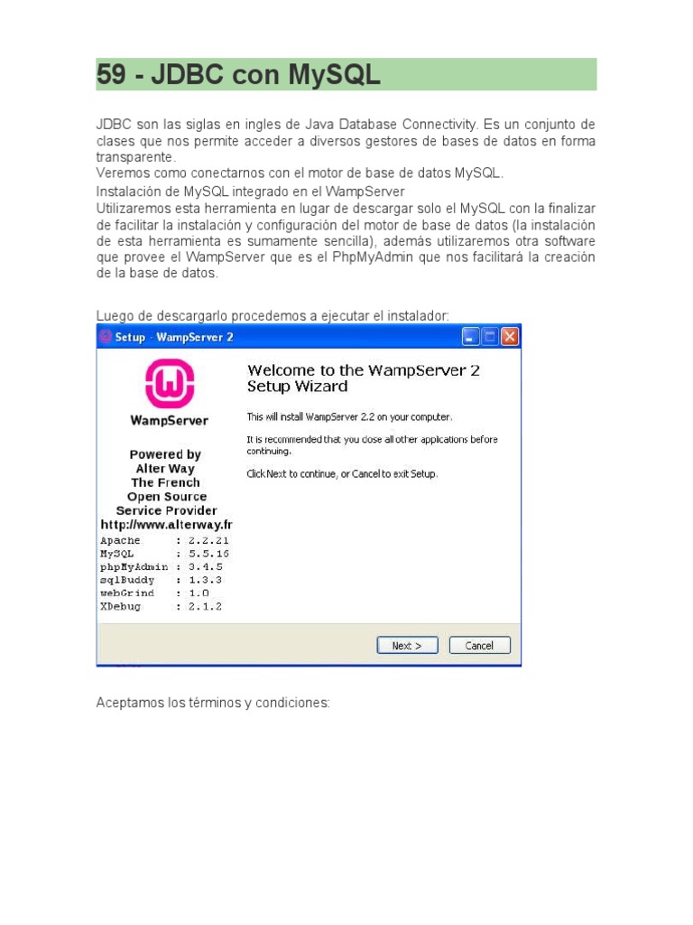 Manual Conexion De Base De Datos Mysql Y Java Pdf Sql Java Lenguaje De Programación