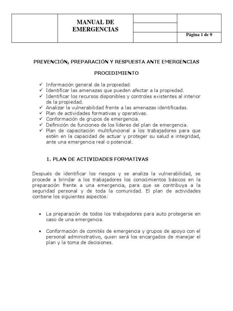 Manual Emergency | PDF | Primeros auxilios