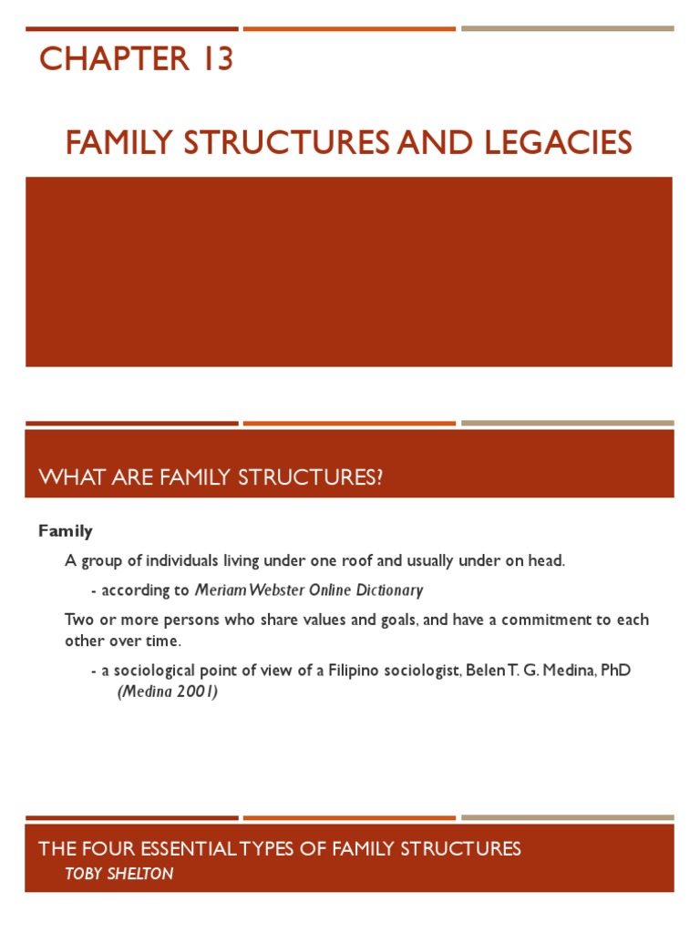 Understanding Family Structures and Legacies | PDF | Parenting ...