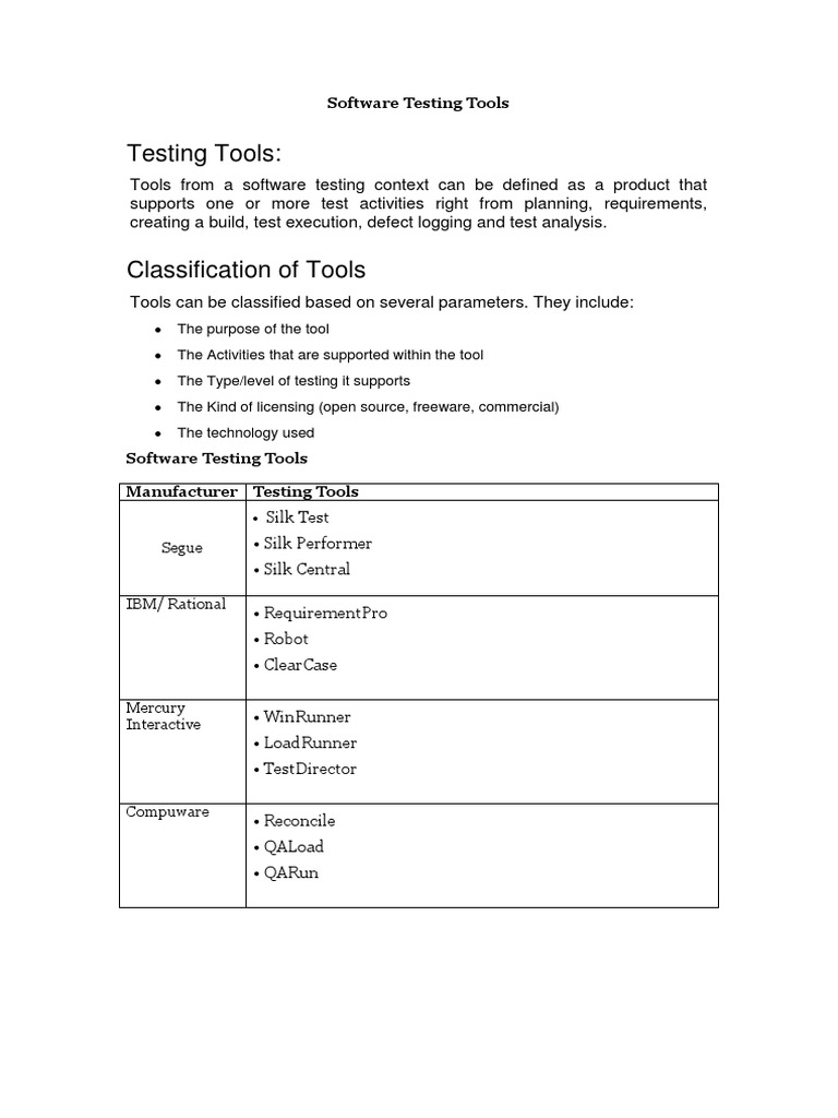Automation Testing Tools: A Comprehensive Guide to WinRunner | PDF ...