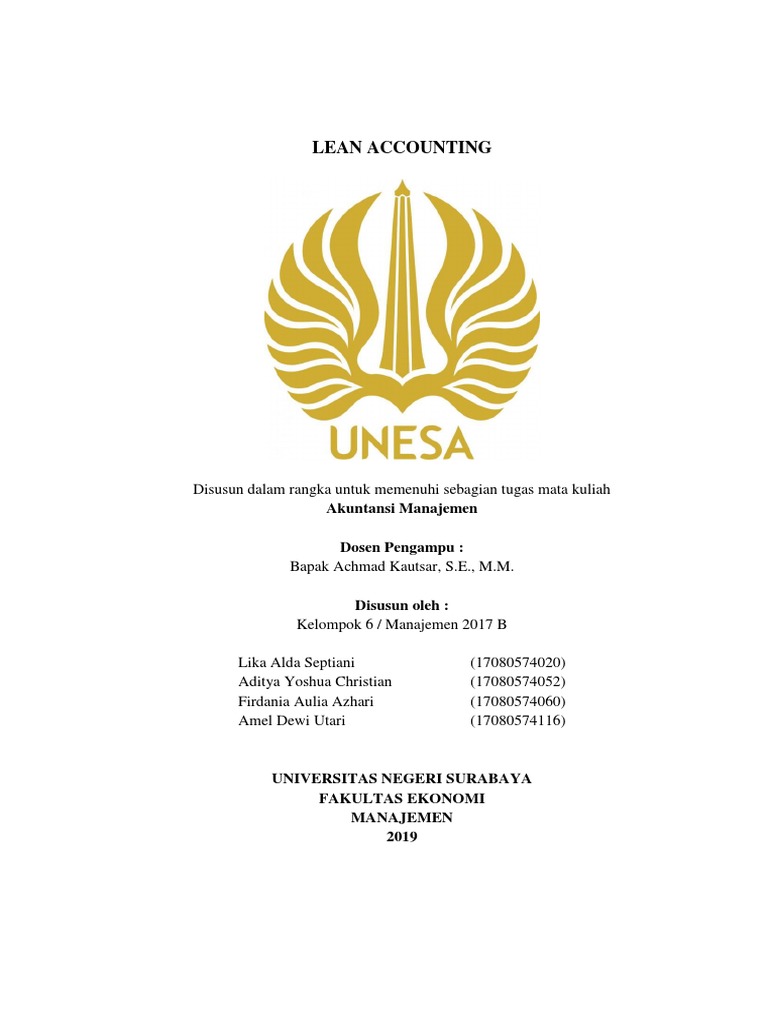 Lean Accounting-1 | PDF