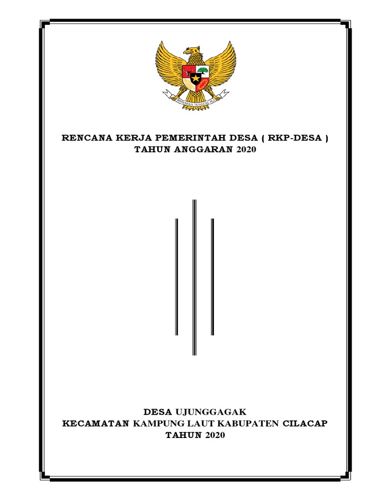 Contoh Cover Rkpdes | PDF