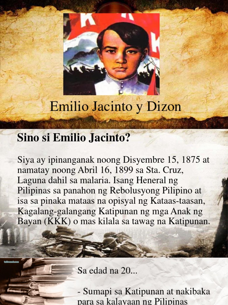 Talambuhay Ni Emilio Jacinto Talambuhay Ni Emilio Talambuhay NI Emilio