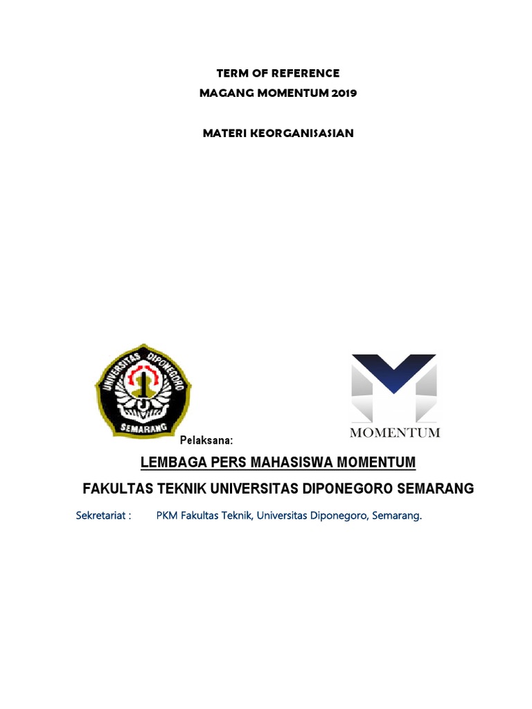 Tor Pembicara Organisasi | PDF
