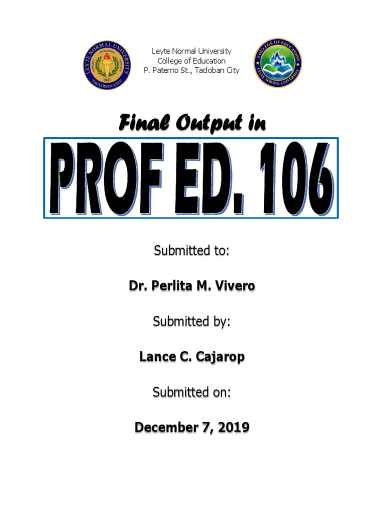 Leyte Normal University | PDF | Learning | Teachers