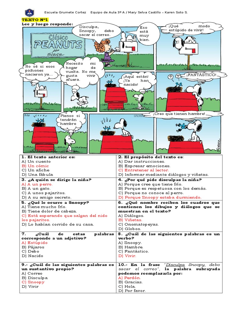 Martes Repaso Cómics - Obra Dramática | PDF | Cómics | Idiomas