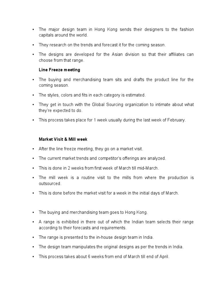 Fashion Design Process for Asia | PDF
