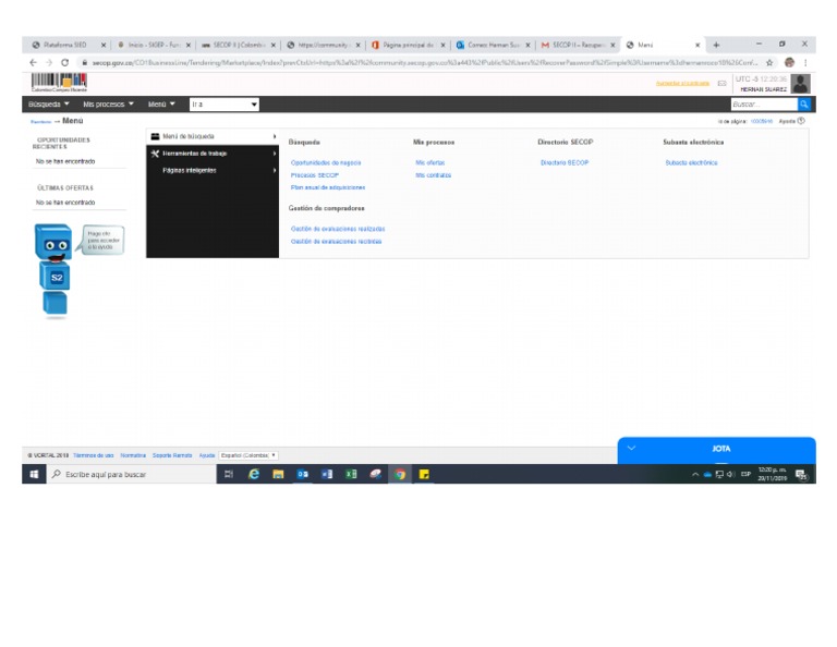 Pantallazo Secop Ii | PDF