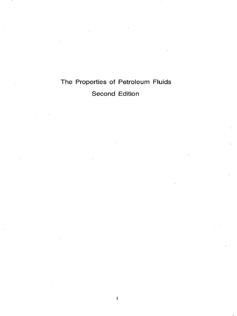 William D. McCain - The Properties of Petroleum Fluids PDF | PDF