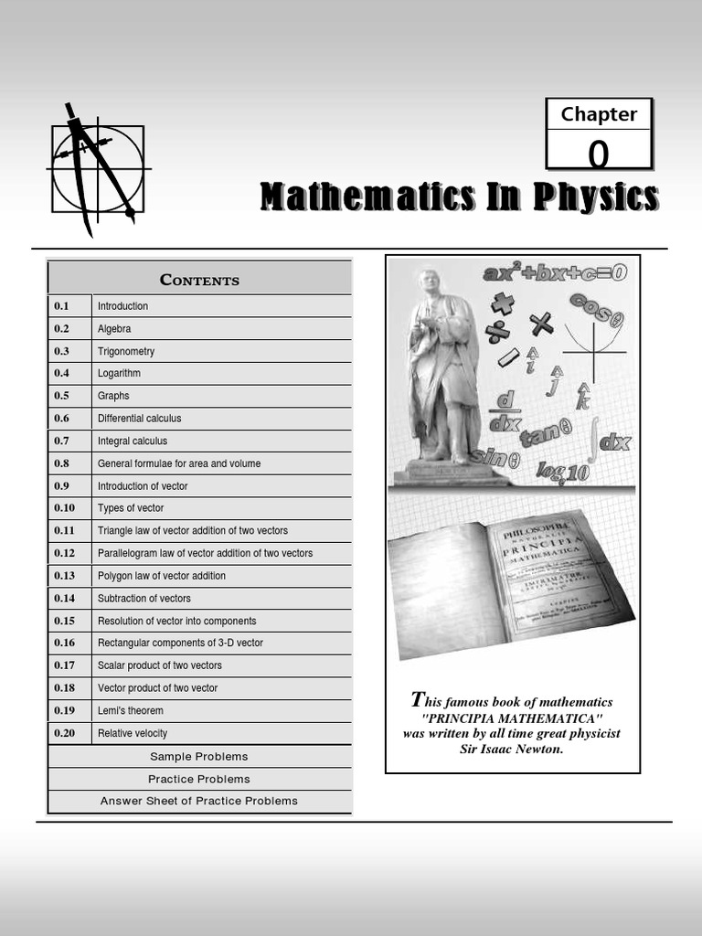 Mathematics in Physics | PDF | Equations | Trigonometric Functions