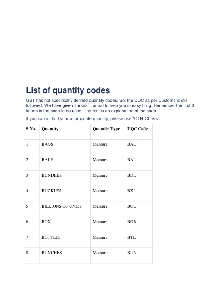 List of Quantity Codes | PDF | International System Of Units | Notation