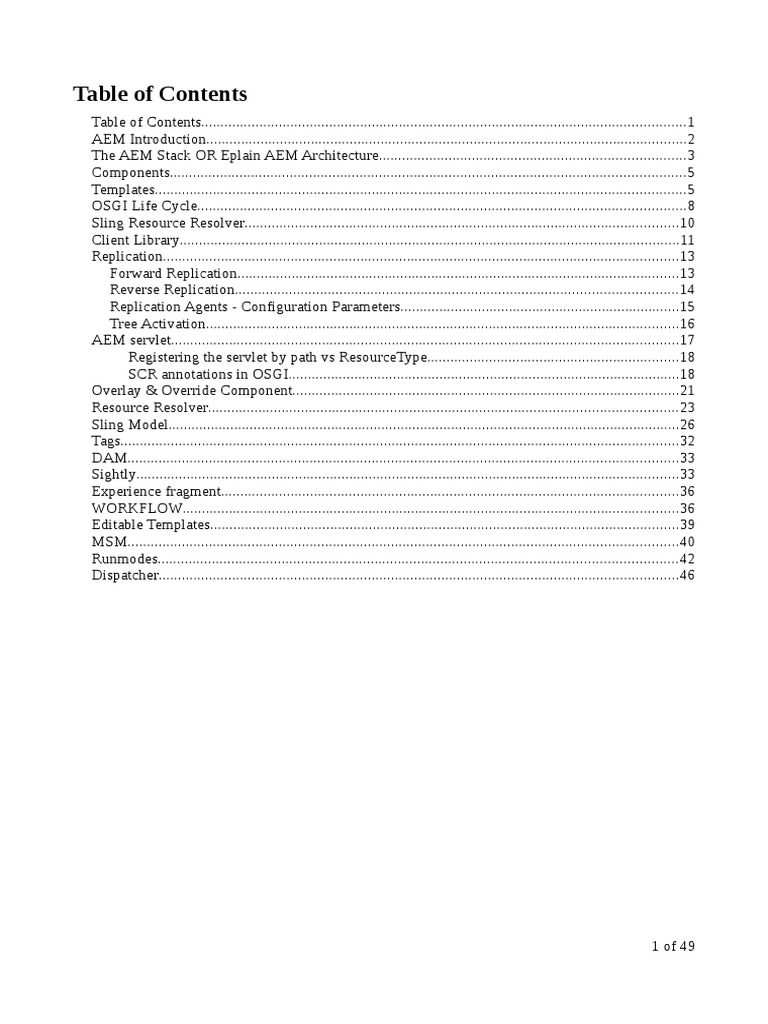 AEM | Download Free PDF | Java Servlet | Java Server Pages