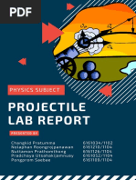 Projectile Motion Lab Report | PDF | Projectiles | Spacetime