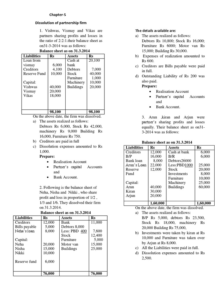 Accounts | PDF | Book Value | Balance Sheet
