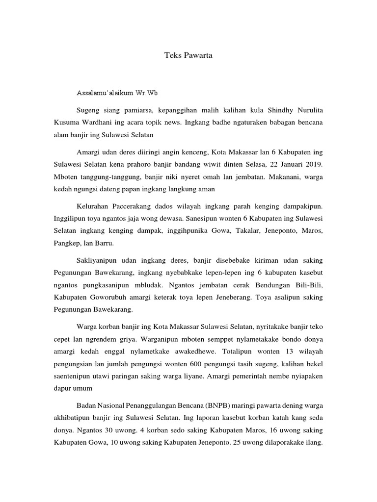Teks Pawarta | PDF