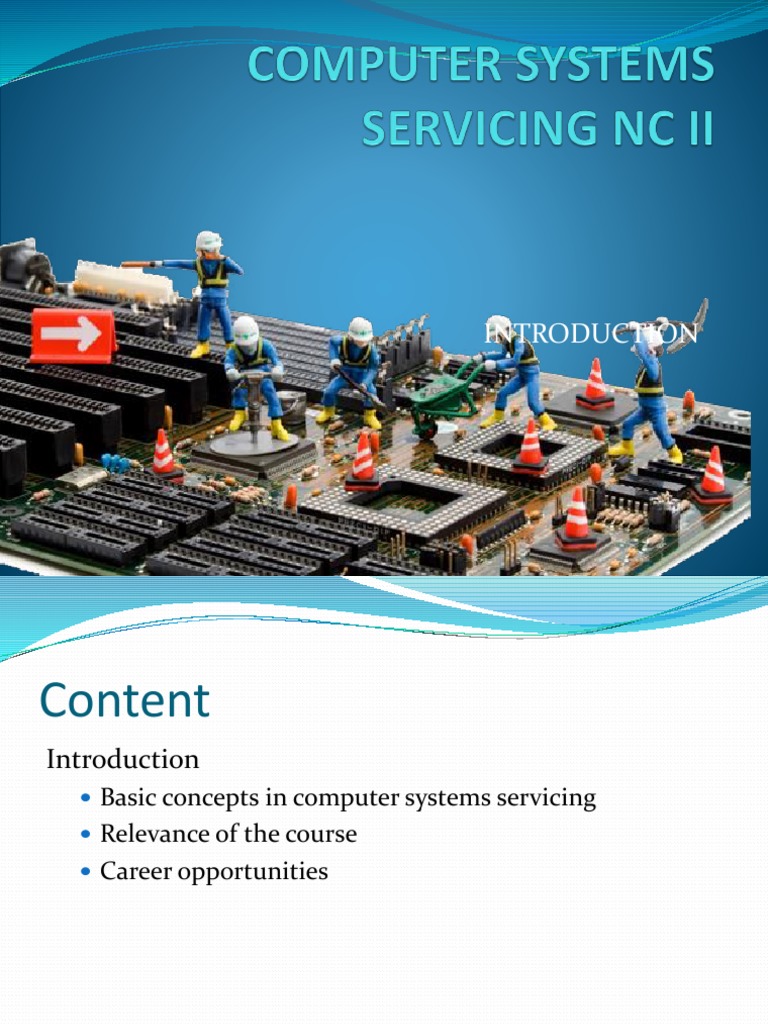 Introduction Computer Systems Servicing NC II | PDF | Concept ...