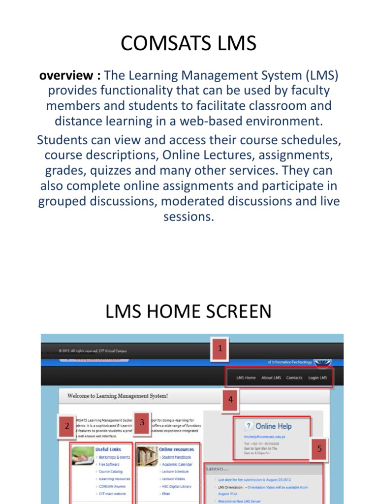 Comsats Lms | PDF | Icon (Computing) | Distance Education