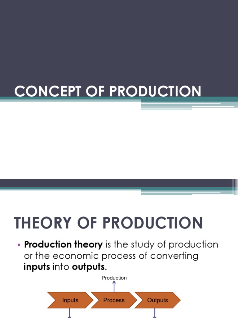 Understanding Production Concepts | PDF | Production Function | Long ...
