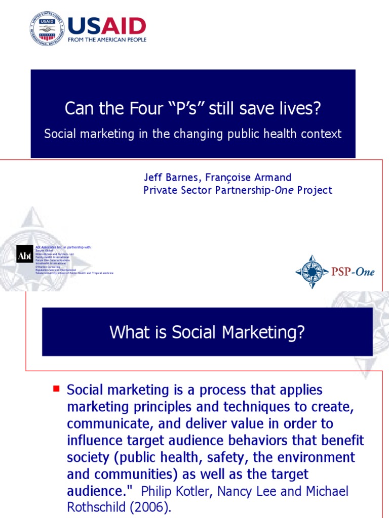 4 Ps Social Marketing - Armand | PDF | Marketing | Sustainability