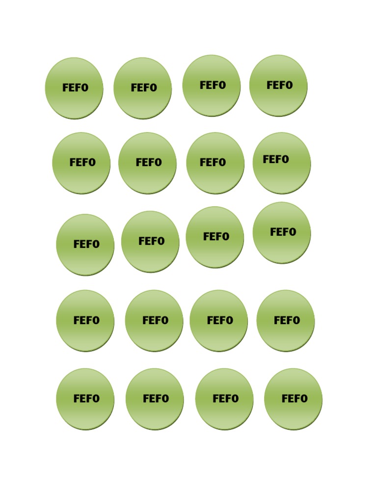 Stiker Fefo | PDF