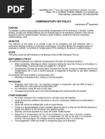 Compensatory Off Leave Guidelines | PDF | Employment | Overtime