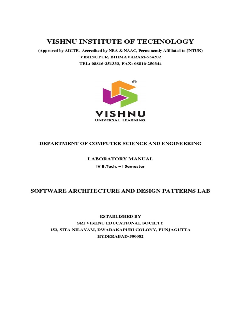 Sadp Lab Manual PDF | PDF | Class (Computer Programming) | Unified Modeling Language