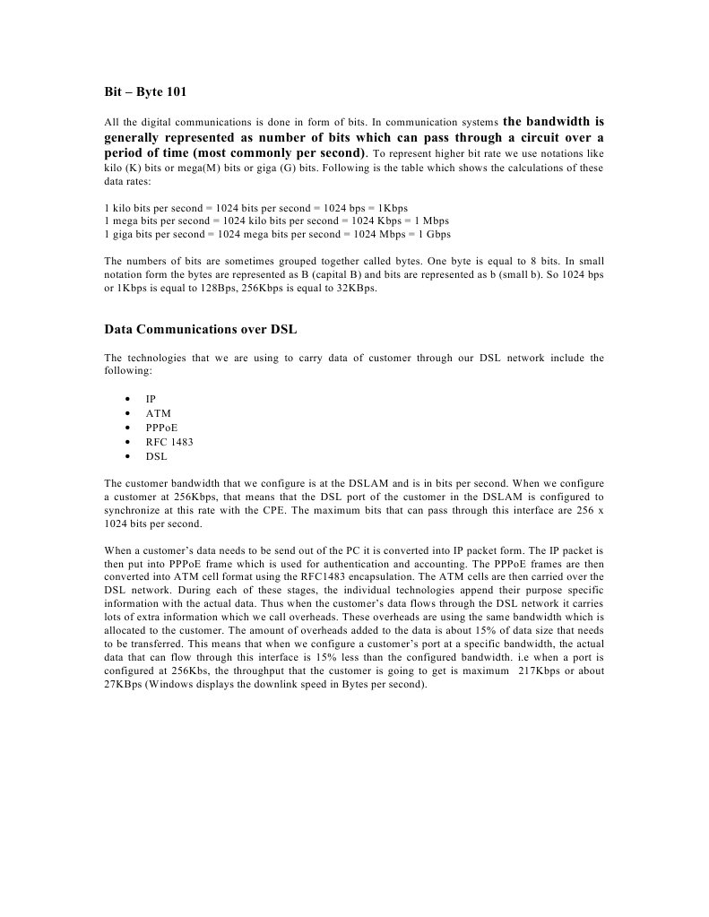 Bit Byte | PDF | Bit Rate | Bandwidth (Computing)