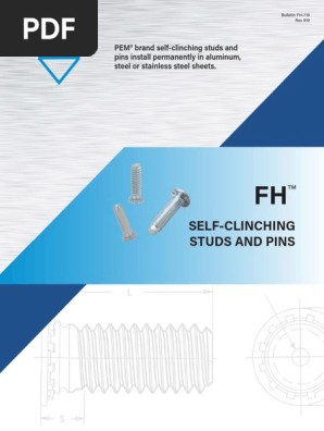 FHS-832-8 Type FH/FHS/FHA Unified Pem Self-Clinching Threaded Studs tillescenter Nuts Fasteners