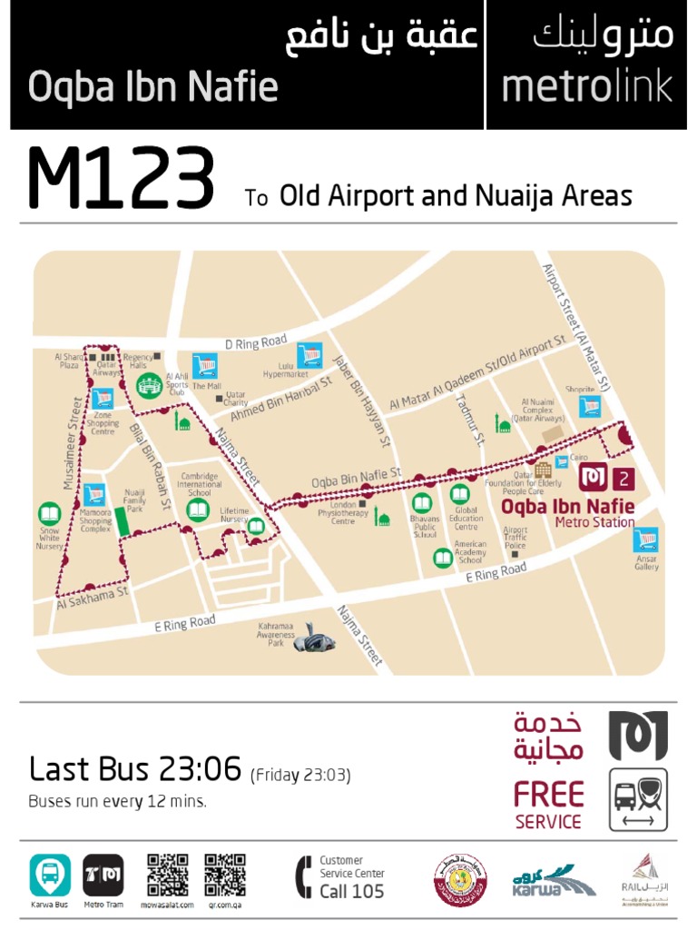 Qatar Metro Bus M123 | PDF