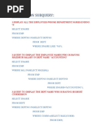 Assignment of SQL | PDF | Salary | Human Resource Management