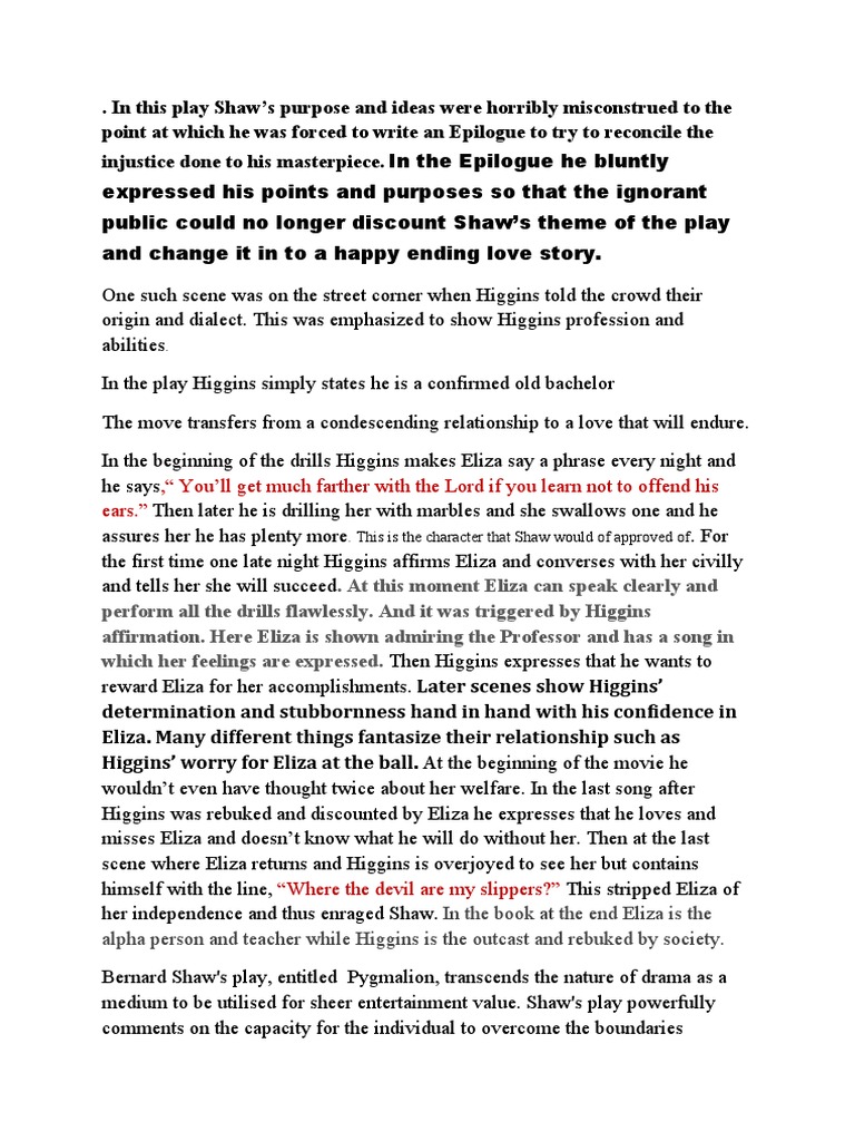 Selection | PDF | Pygmalion (Play) | West End Plays