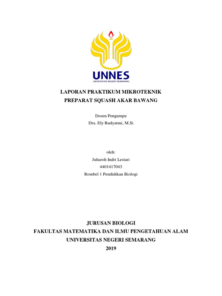 Preparat Squash Akar Bawang: Analisis Mitosis | PDF