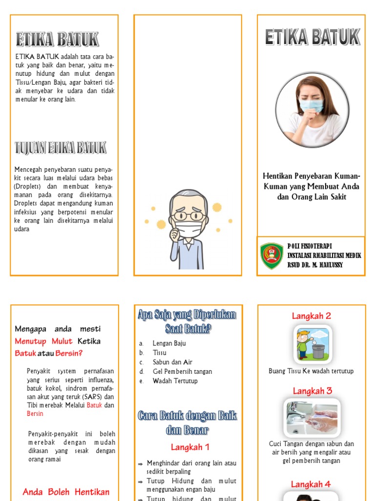 Leaflet Etika Batuk | PDF