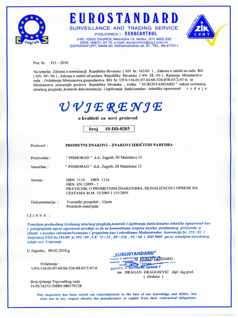 Znakovi Izričitih Naredbi PDF | PDF