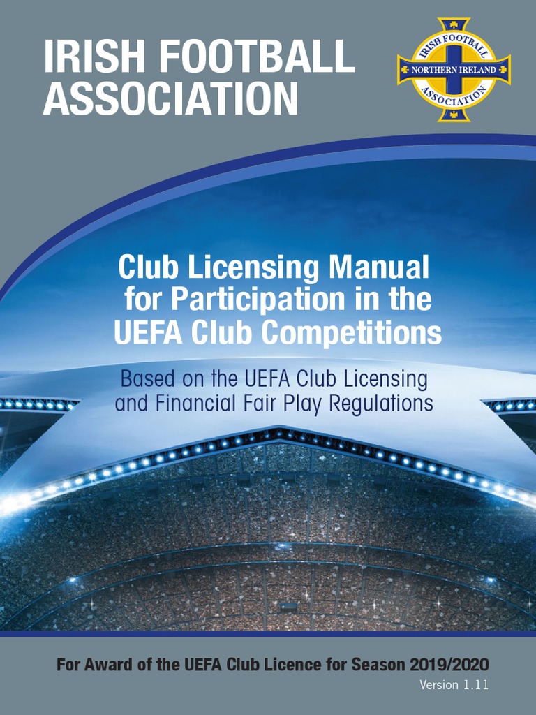2019 20 Uefa Licence Manual PDF | PDF | License | Association Football