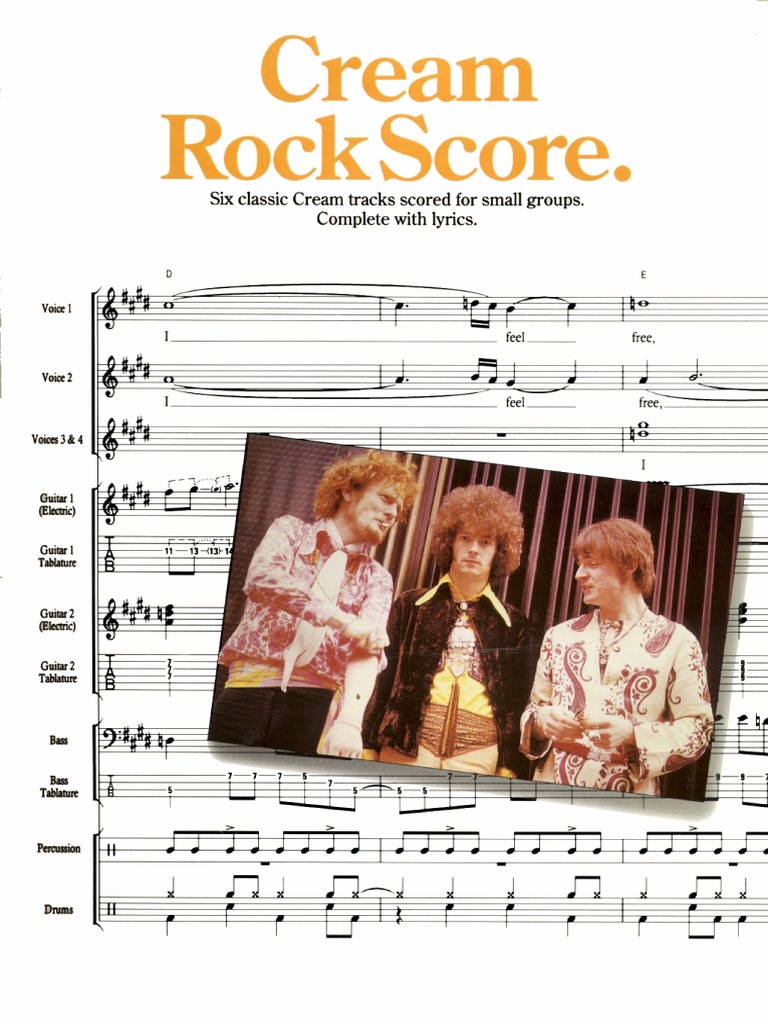 Cream Rock Score | PDF