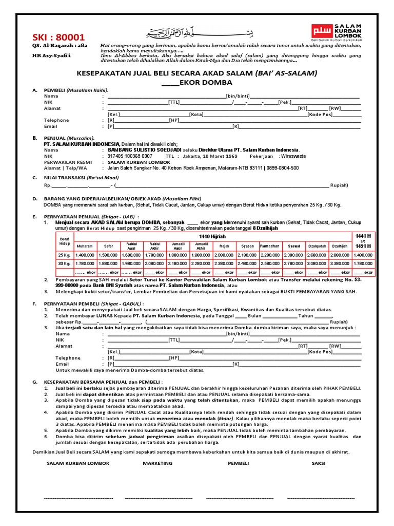 1440 Form Persetujuan 1440 | PDF