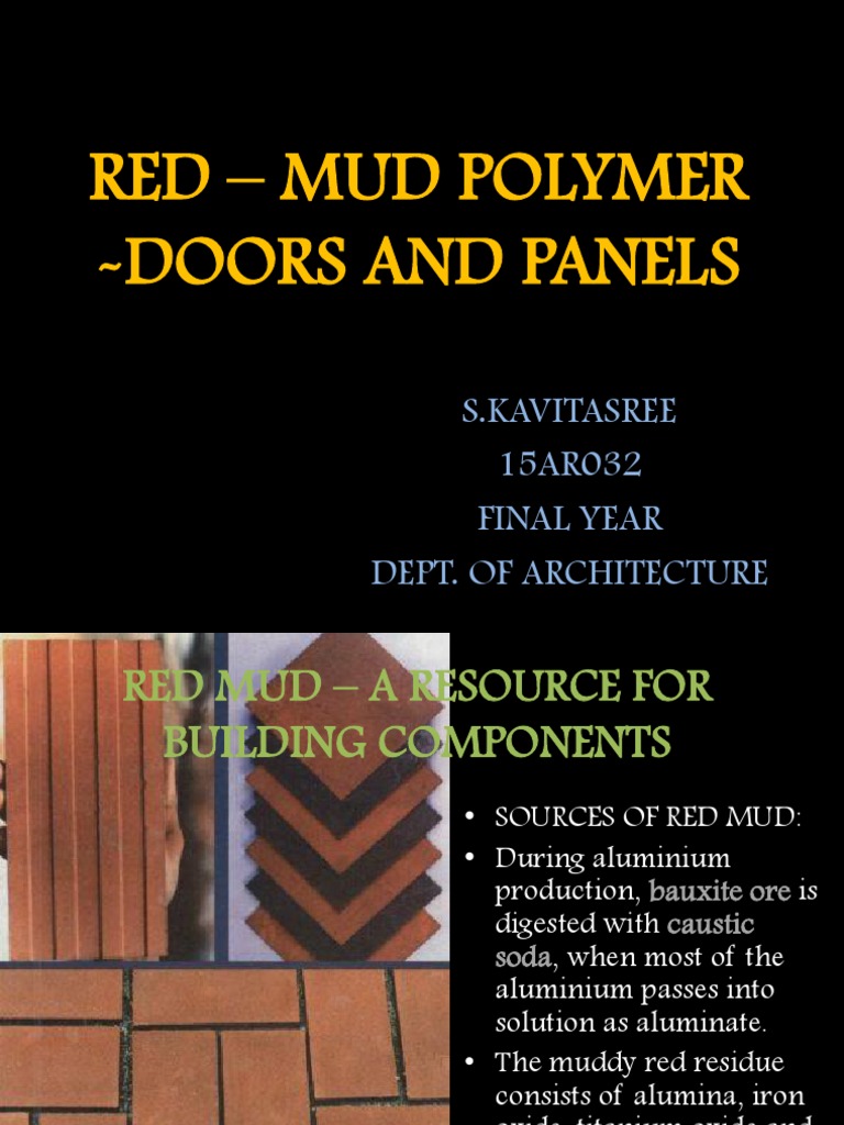 Act - Red Mud Polymer | PDF | Economic Sectors | Building Materials