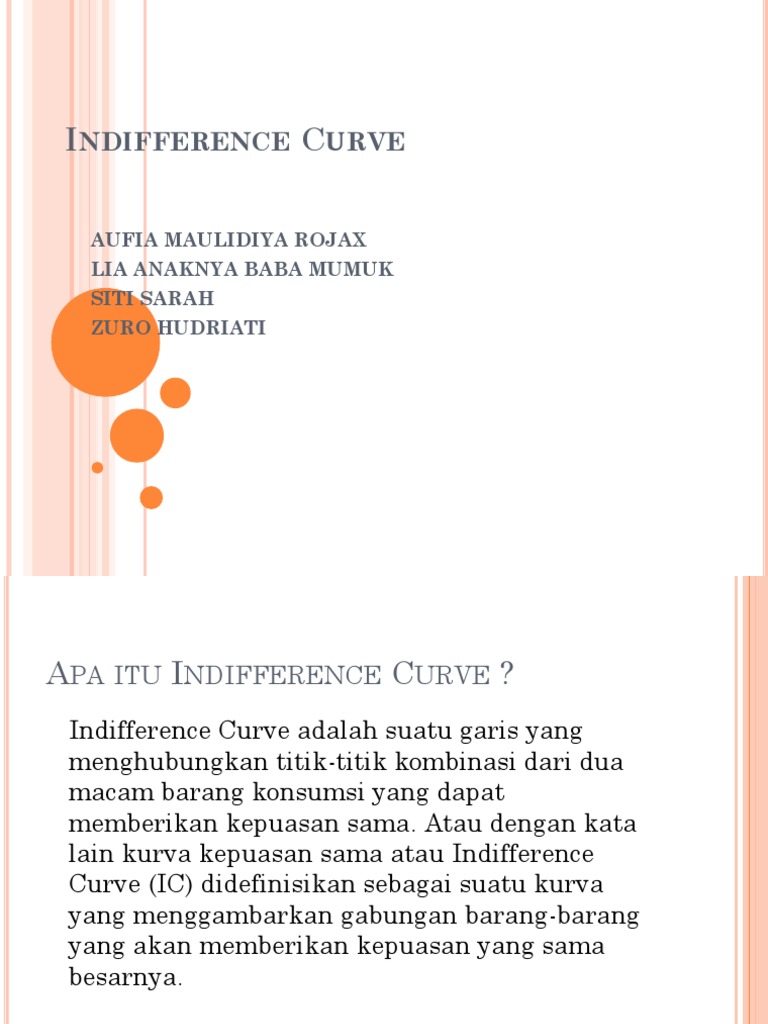 Indifference Curve | PDF
