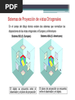 Proyección Dimétrica | PDF | Perspectiva (Gráfica) | Geometría