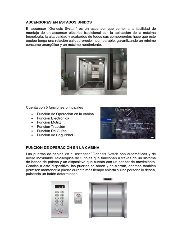Ascensores en Estados Unidos Ultimo | PDF | Ascensor | Science