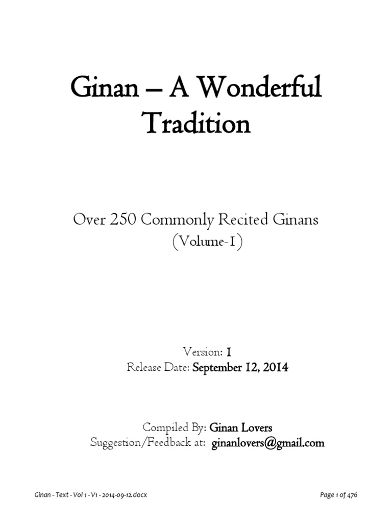 Ginan PDF | PDF | Islamic Mysticism | Shia Islam