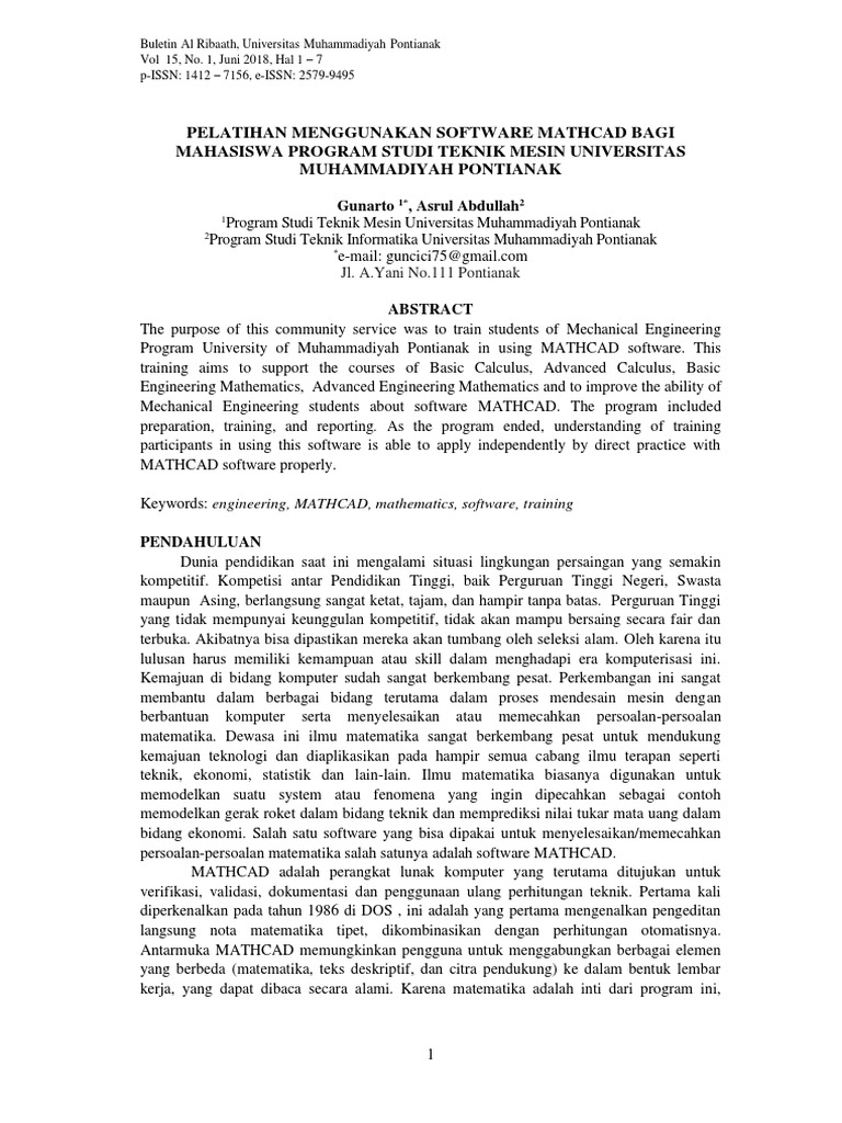 Mathcad Tutorial | PDF | Komputer