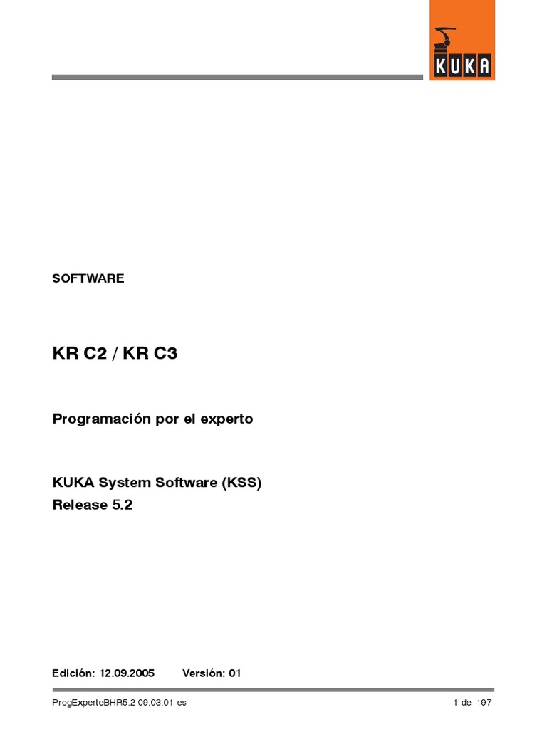 LenguajeKRL KC2 PDF | PDF | Archivo de computadora | Programa de ...