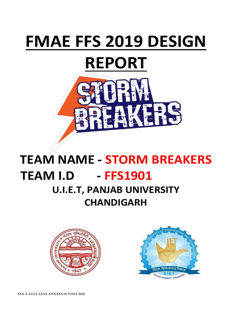 FFS Design Report | PDF | Steering | Strength Of Materials