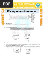 Ejercicios de Razones y Proporciones 6º | PDF | Enseñanza de matemática ...