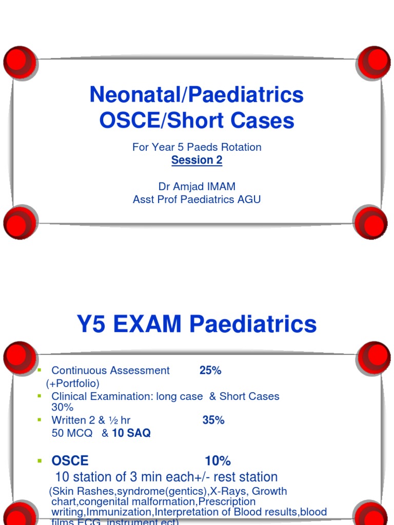 Year 5 PSE Session 2 OSCE Practice May 2014 | PDF | Dermatitis ...